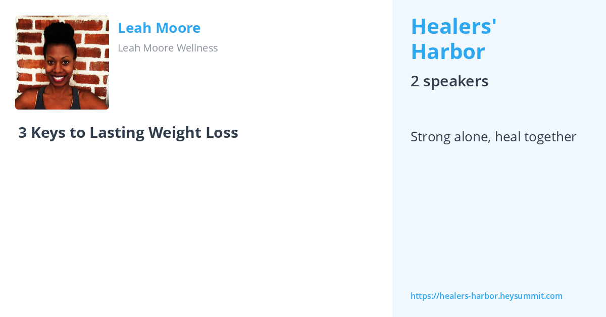 Leah Moore - Healers' Harbor