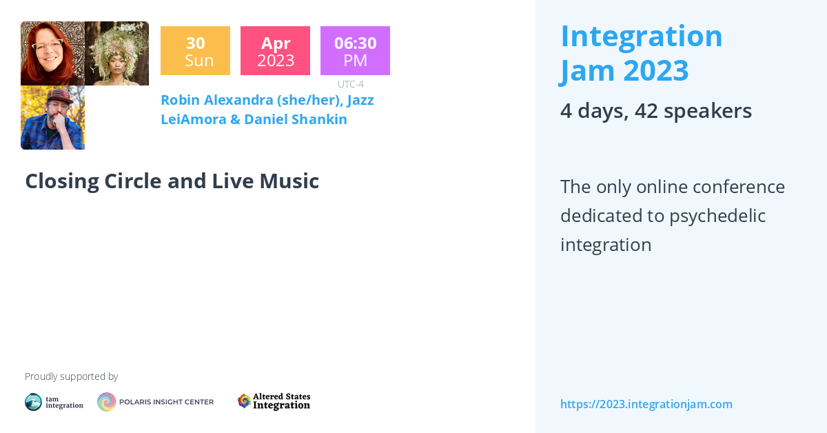 Robin Alexandra (she/her) - Integration Jam 2023