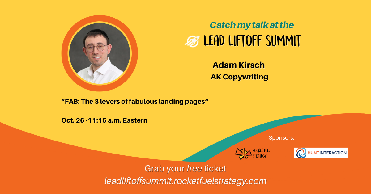 Adam Kirsch - Lead Liftoff Summit 2023