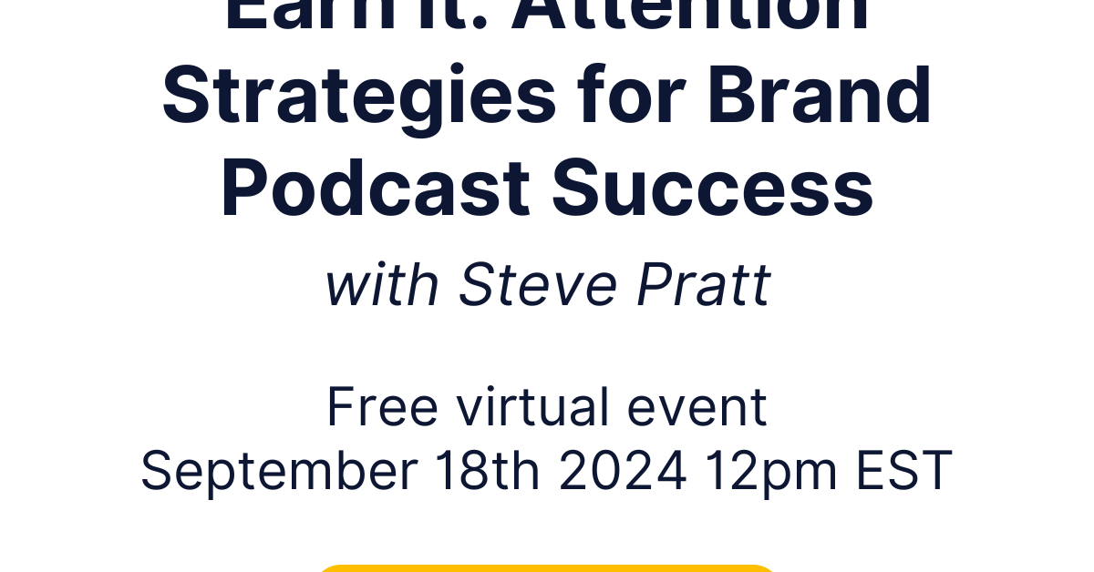 Coming soon... - Brand Podcast Summit 2026