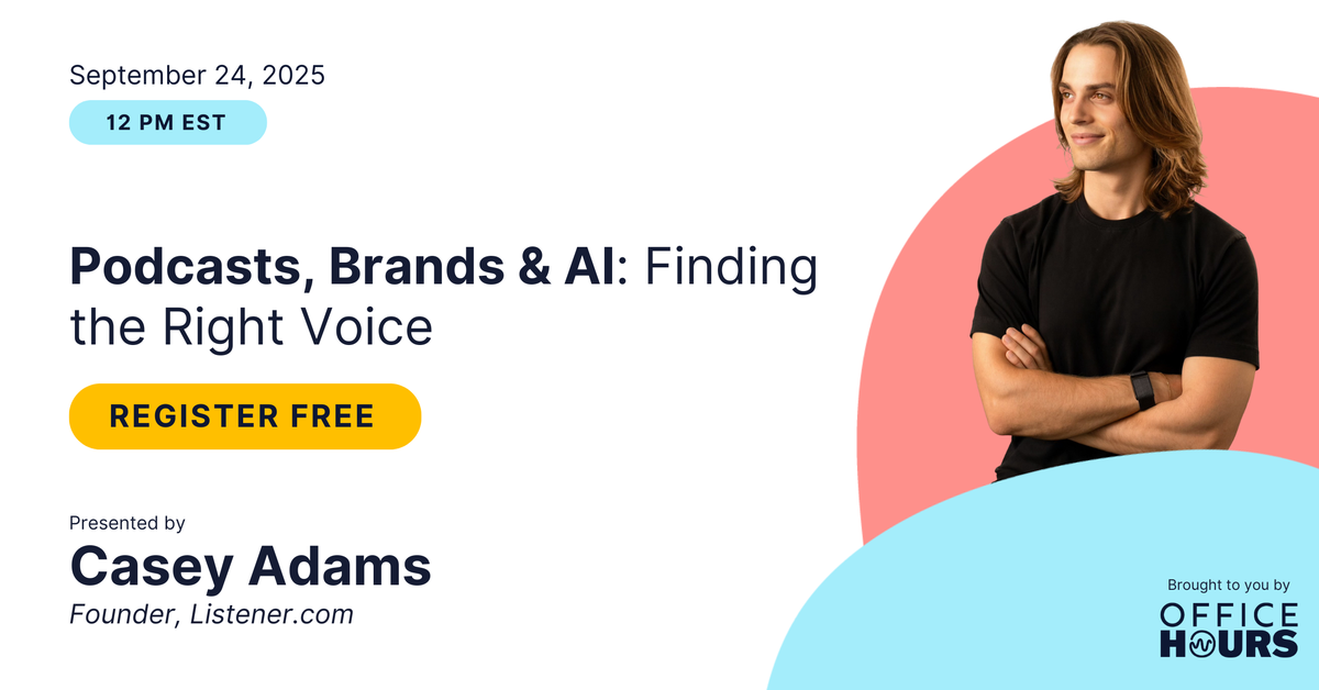 From Podcaster to Platform: Casey Adams on Listener, Data, and AI