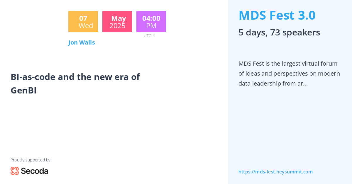 Jon Walls - MDS Fest 3.0