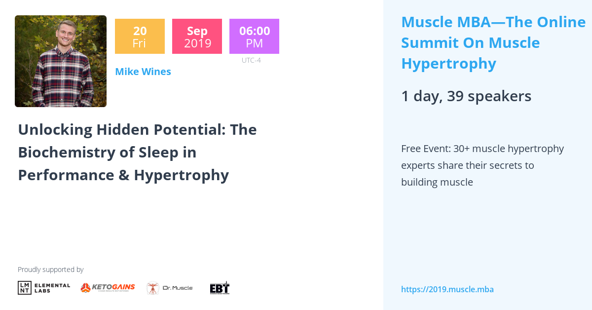 Unlocking Hidden Potential: The Biochemistry of Sleep in Performance ...