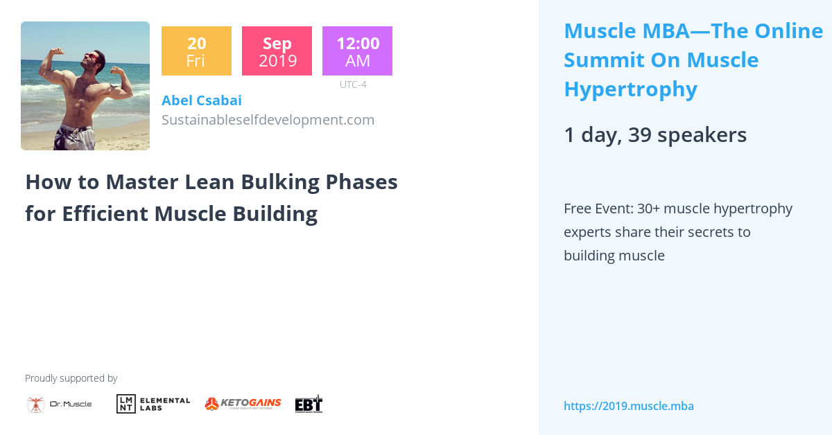 How to Master Lean Bulking Phases for Efficient Muscle Building