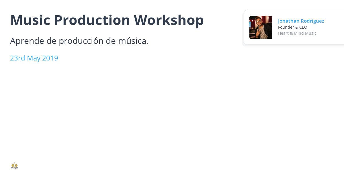 Music Production Workshop