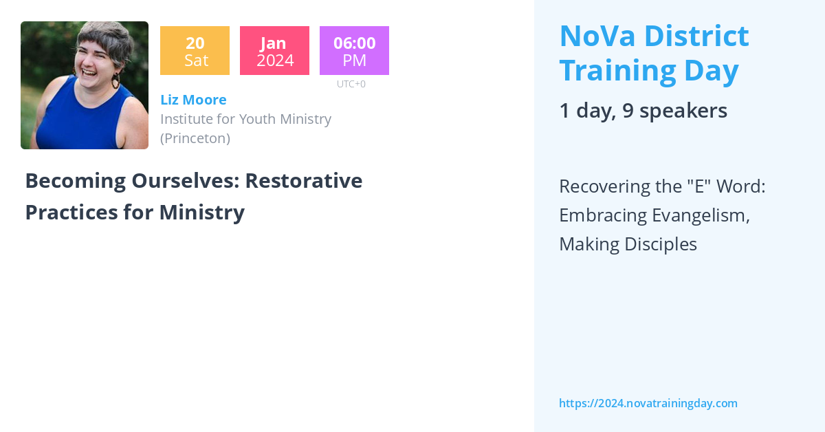Liz Moore - NoVa District Training Day