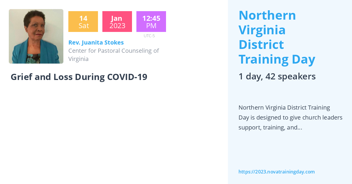 Rev. Juanita Stokes - Northern Virginia District Training Day