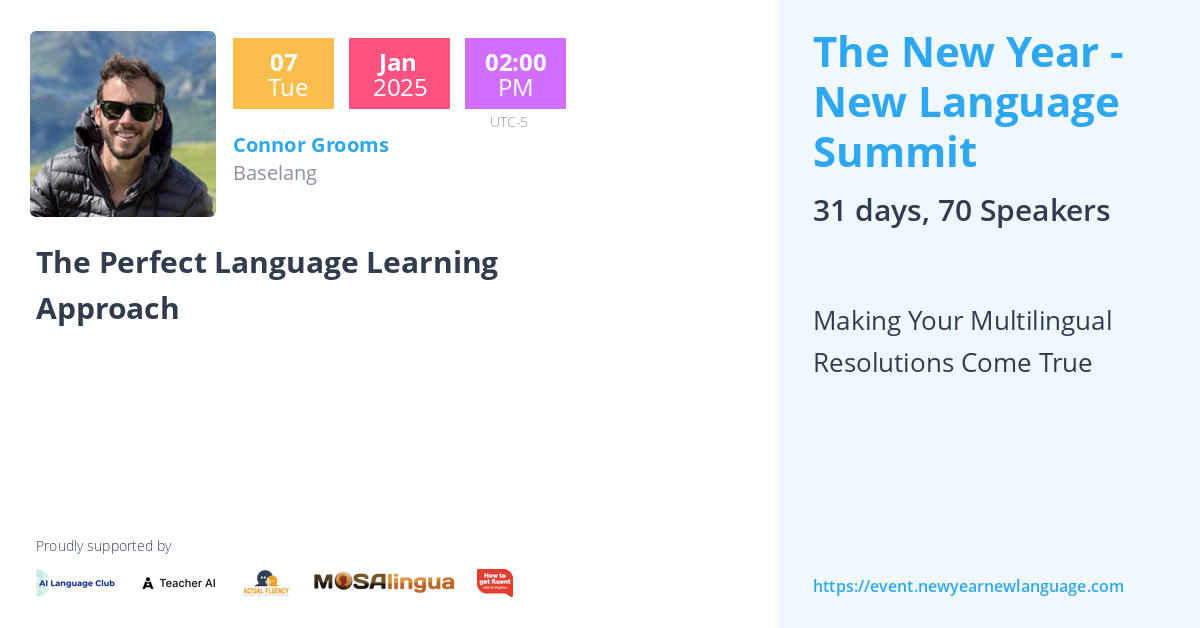 The Perfect Language Learning Approach