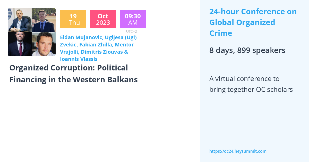 Fabian Zhilla - 24-hour Conference on Global Organized Crime