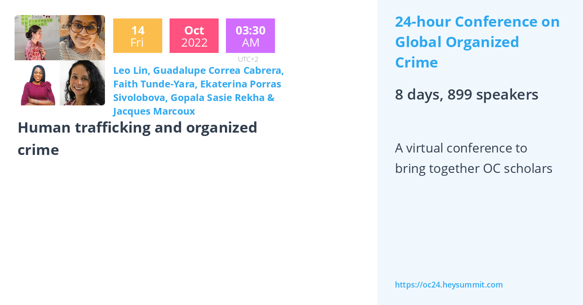 Jacques Marcoux - 24-hour Conference on Global Organized Crime