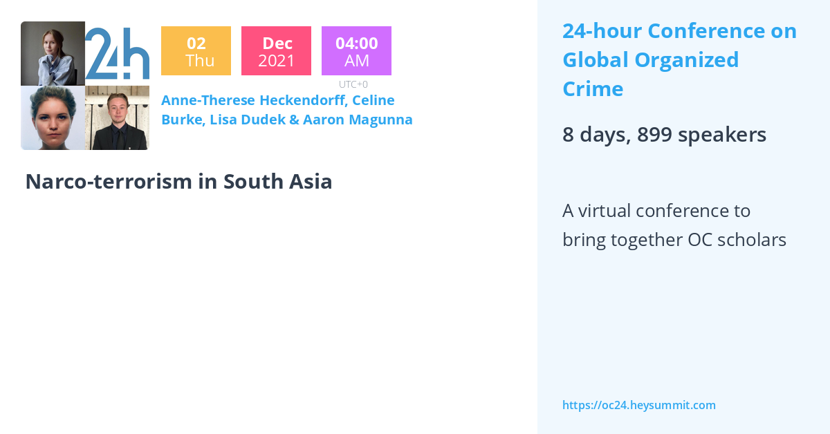 Lisa Dudek - 24-hour Conference on Global Organized Crime