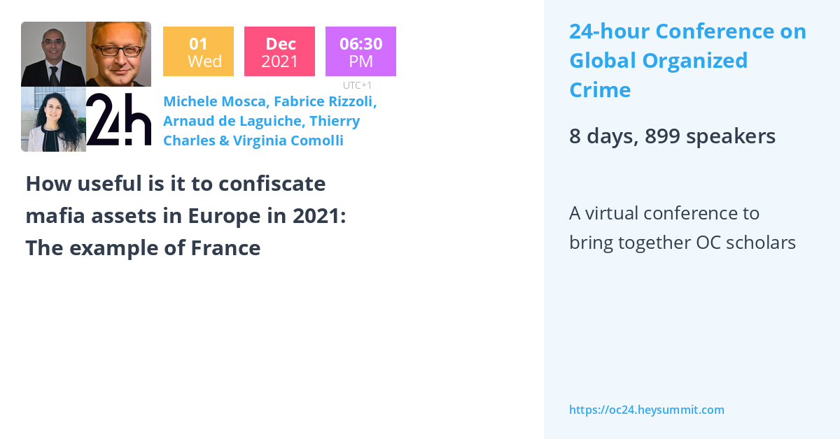 Michele Mosca - 24-hour Conference on Global Organized Crime