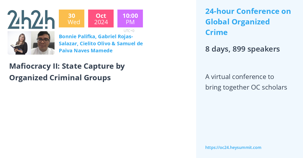 Samuel de Paiva Naves Mamede - 24-hour Conference on Global Organized Crime