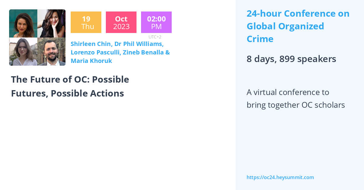 Shirleen Chin - 24-hour Conference on Global Organized Crime