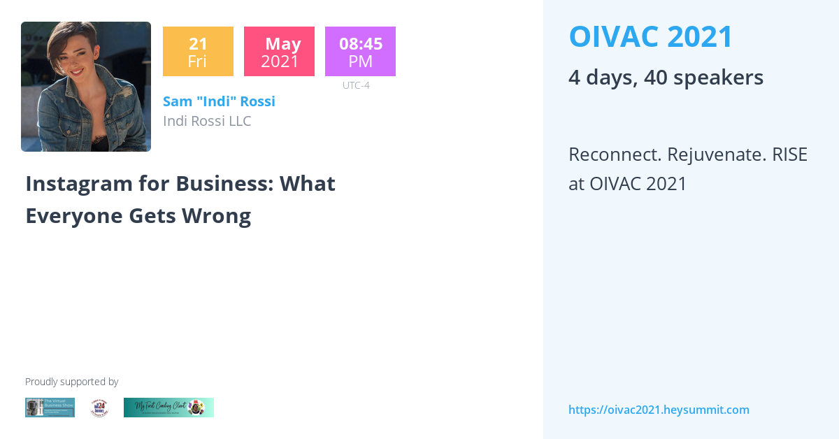 Sam "Indi" Rossi - OIVAC 2021