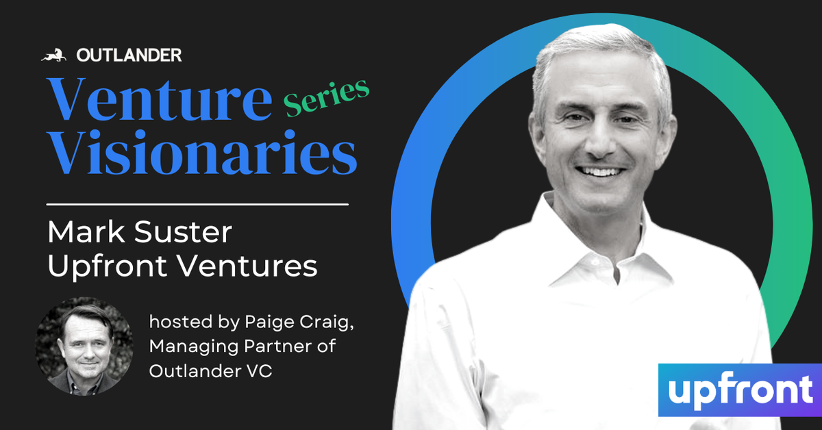 Venture Visionaries: Mark Suster of Upfront Ventures