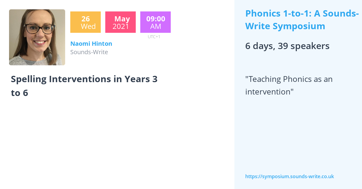 Spelling Interventions in Years 3 to 6