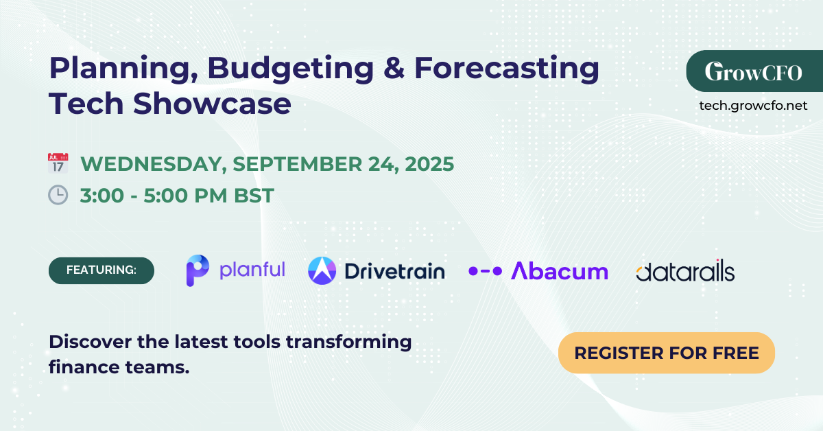 Planning, Budgeting and Forecasting Tech Showcase