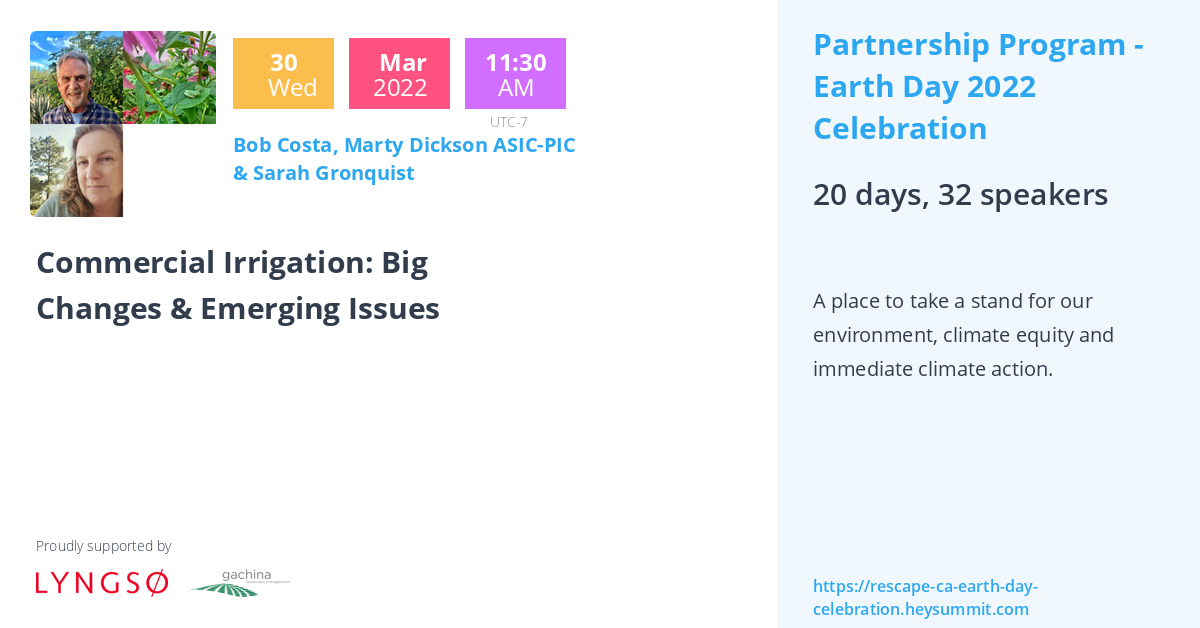 Sarah Gronquist - Partnership Program - Earth Day 2022 Celebration