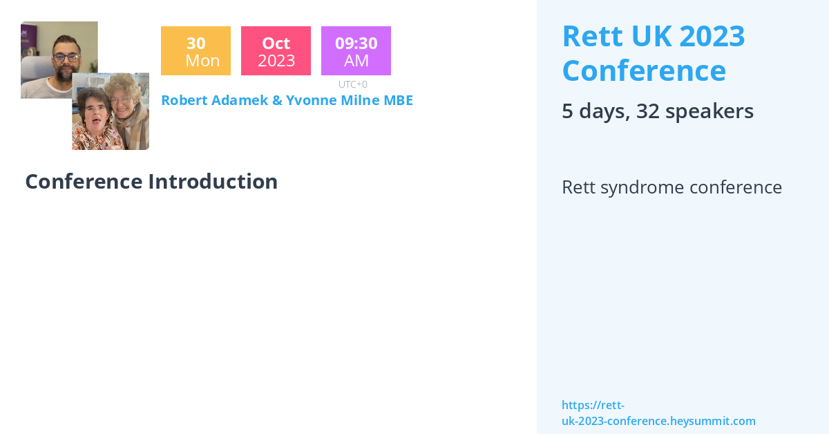 Conference Introduction