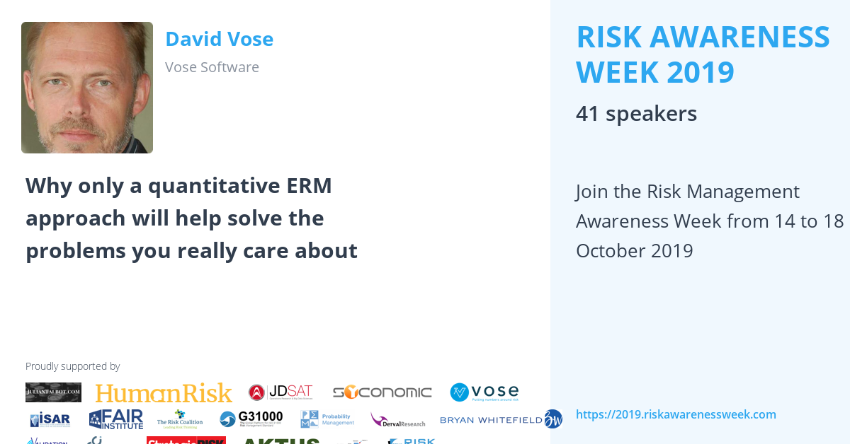 Why only a quantitative ERM approach will help solve the problems you ...