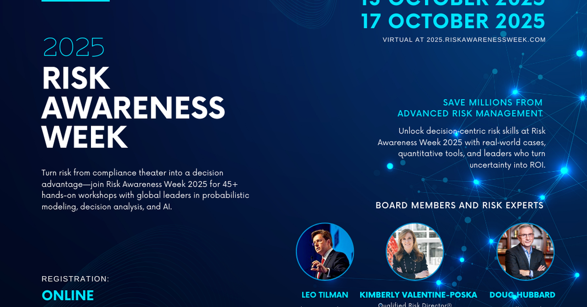 RISK AWARENESS WEEK 2025