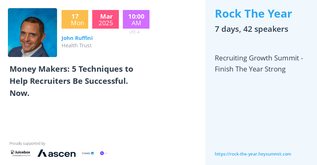 John Ruffini - Rock The Year