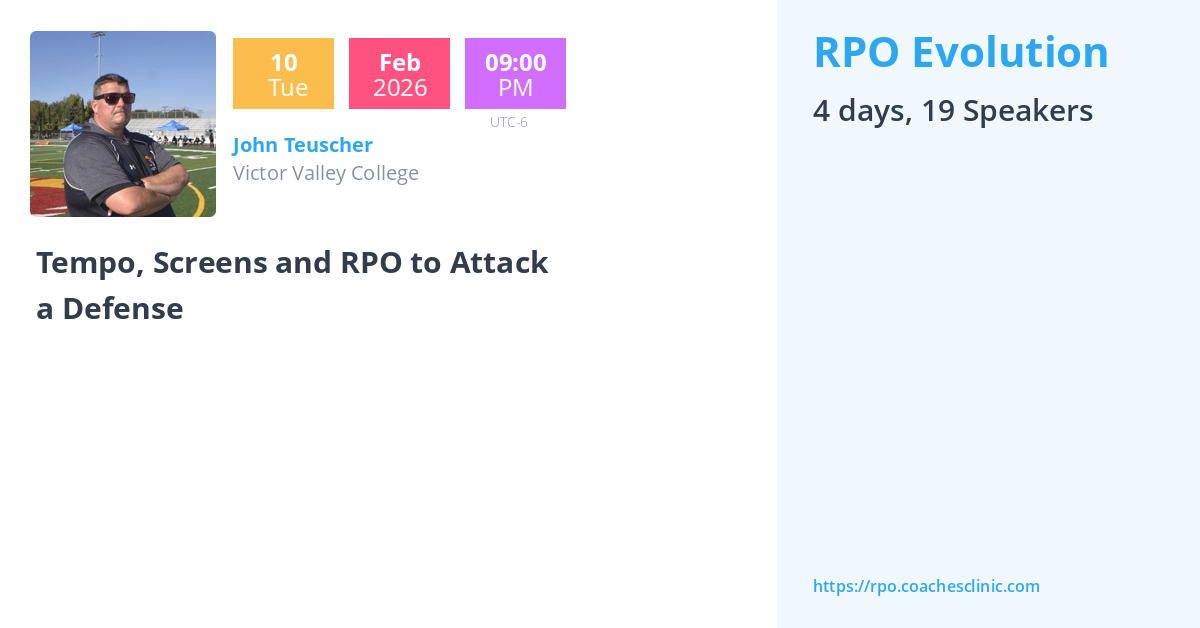 John Teuscher - RPO Evolution