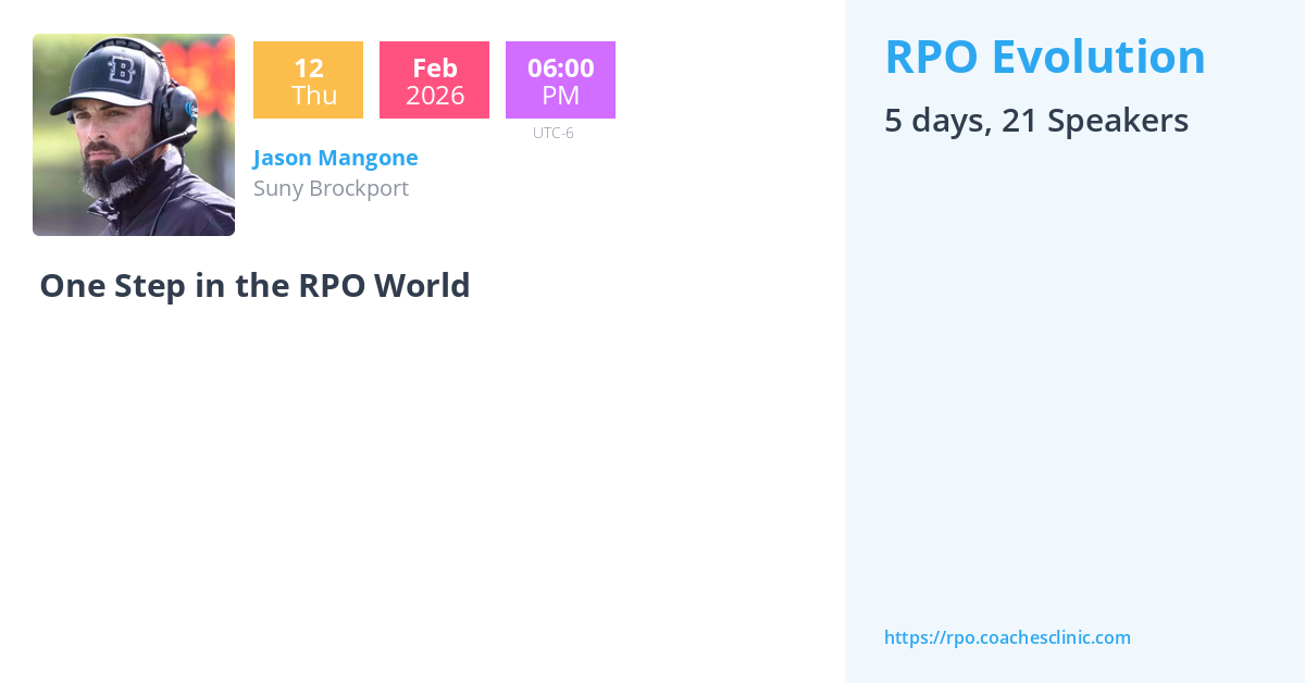 Jason Mangone - RPO Evolution