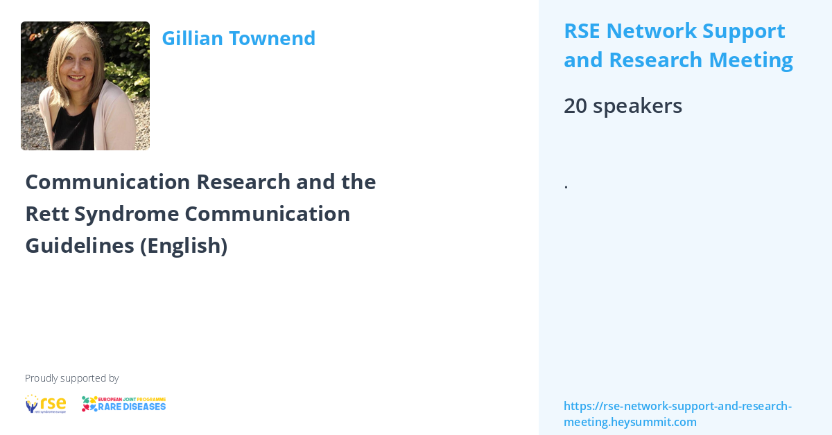 Communication Research and the Rett Syndrome Communication Guidelines ...