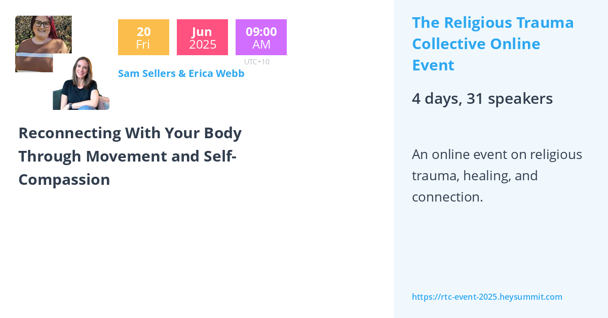 Erica Webb - The Religious Trauma Collective Online Event