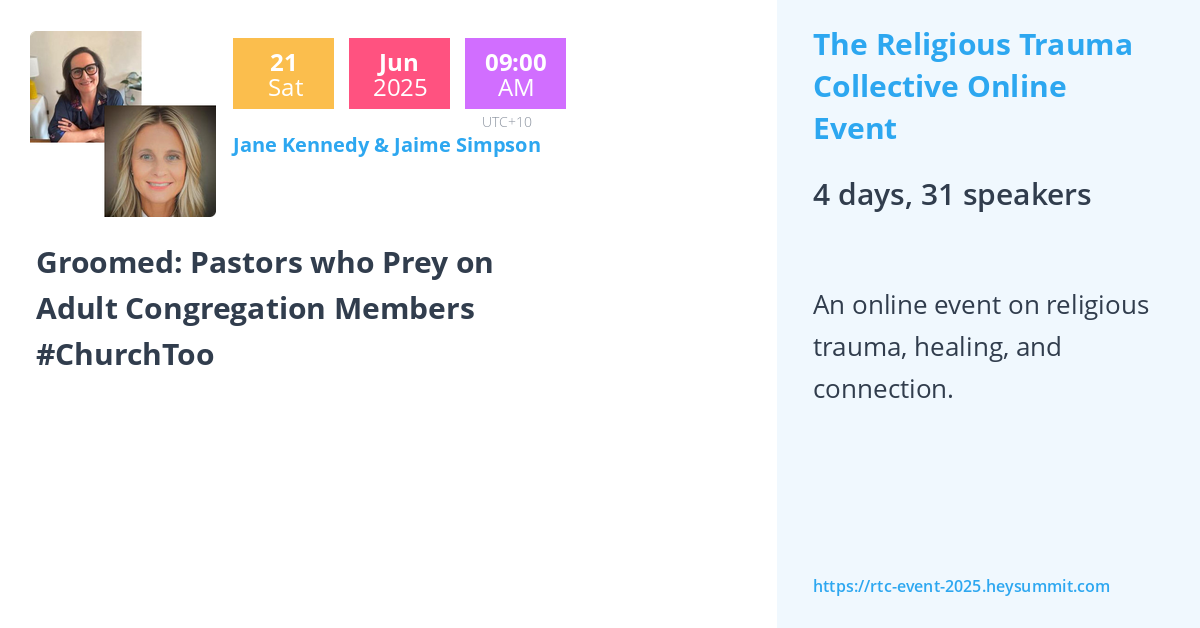 Jaime Simpson - The Religious Trauma Collective Online Event