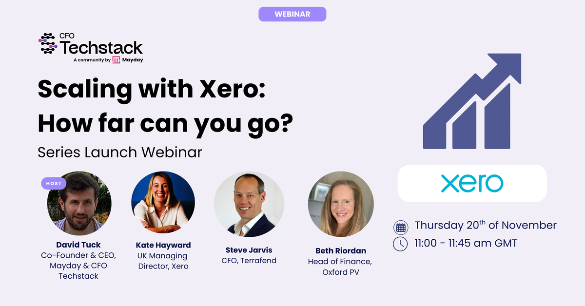 Launch: 'Scaling with Xero: How far can you go?'