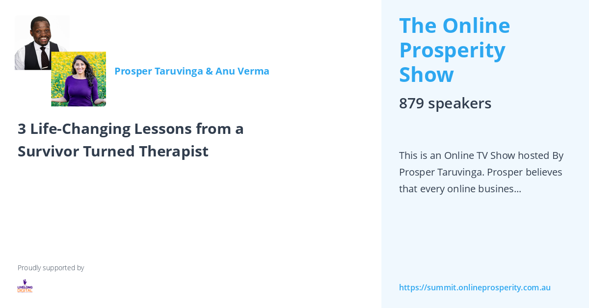 Anu Verma - The Online Prosperity Show