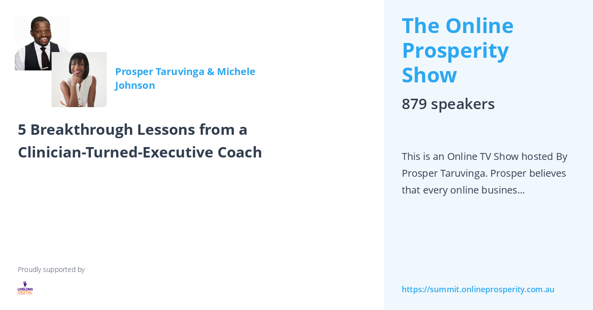 Michele Johnson - The Online Prosperity Show