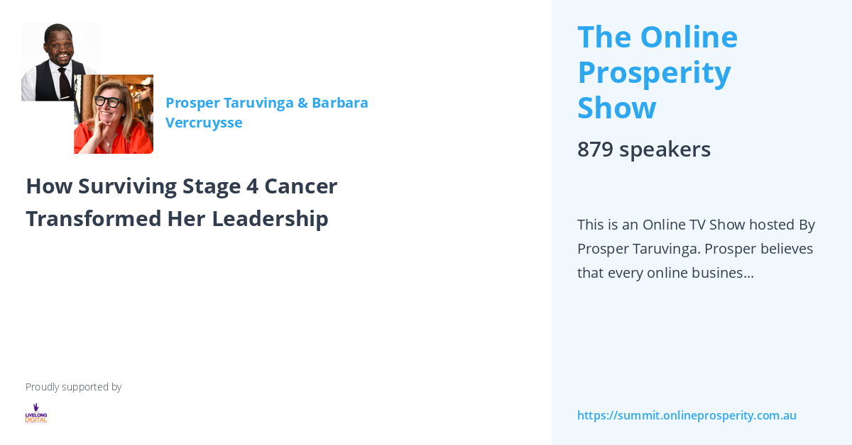 How Surviving Stage 4 Cancer Transformed Her Leadership