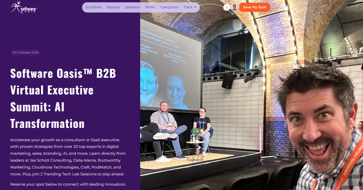 Chason Hecht - Software Oasis™ B2B Executive Virtual AI Scaling Summit