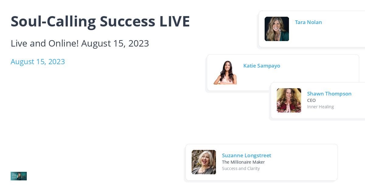 Soul-Calling Success LIVE