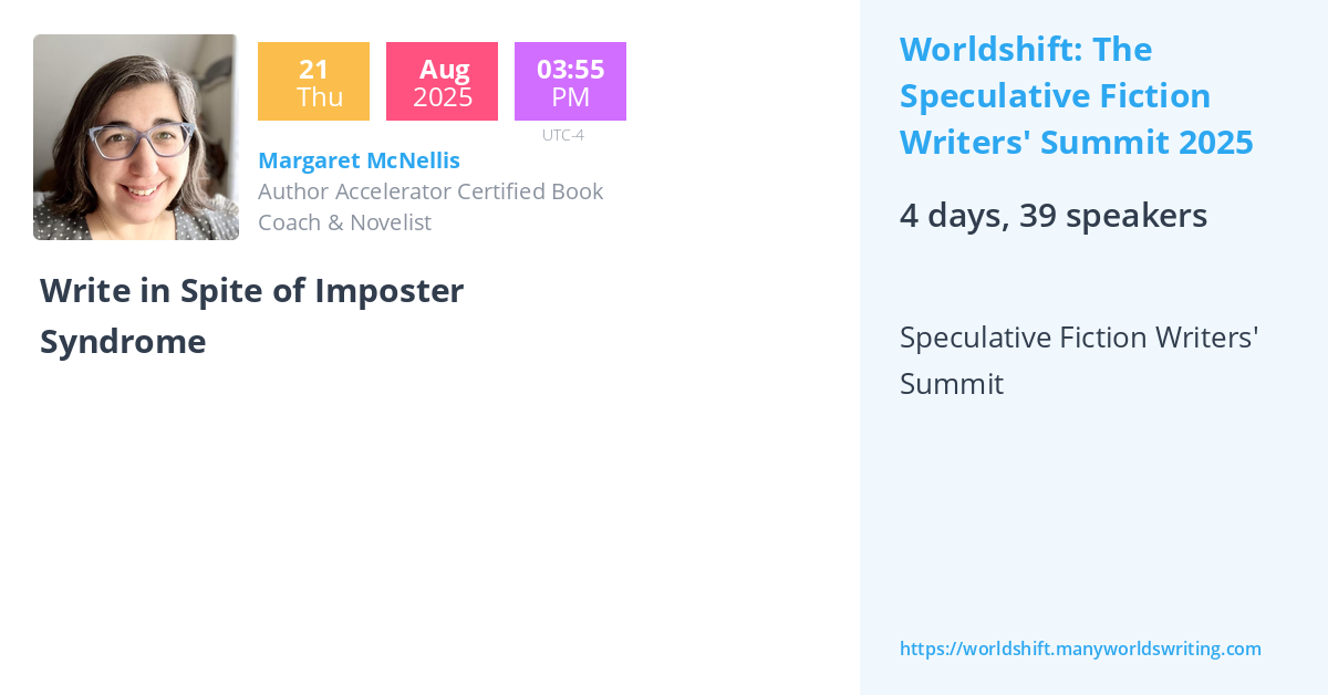 Margaret McNellis - Worldshift: The Speculative Fiction Writers' Summit 2025