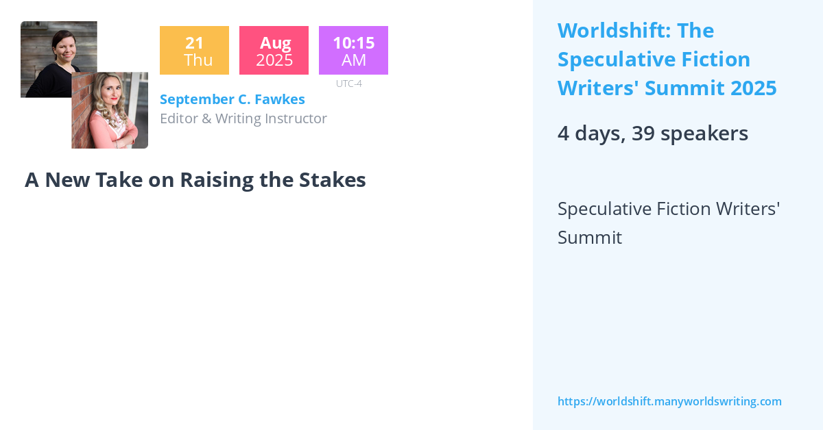 September C. Fawkes - Worldshift: The Speculative Fiction Writers' Summit 2025