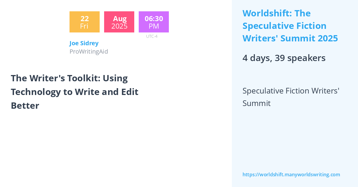 The Writer's Toolkit: Using Technology to Write and Edit Better