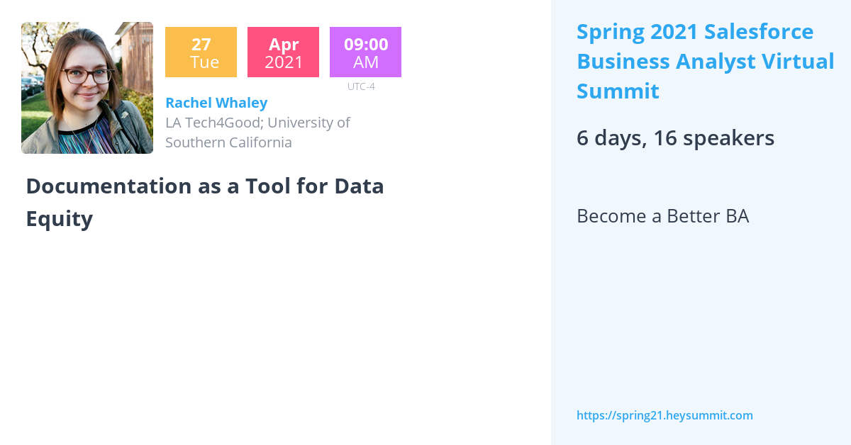 Documentation as a Tool for Data Equity