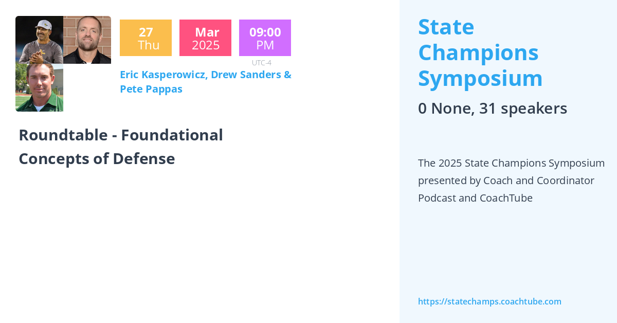 Roundtable - Foundational Concepts of Defense