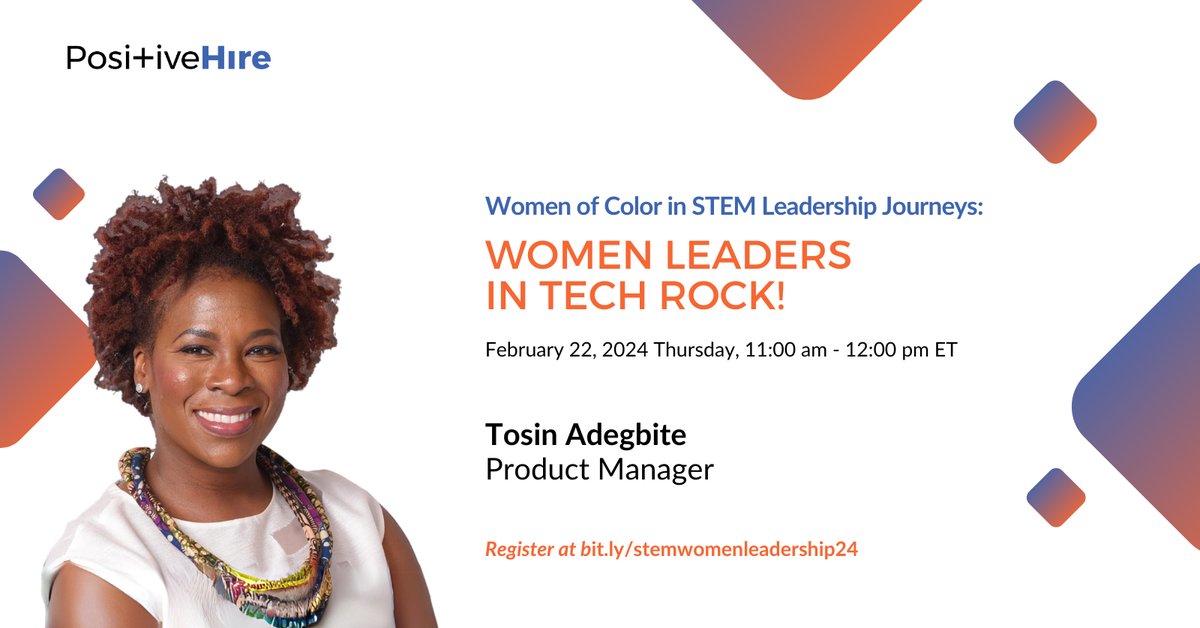 Tosin Adegbite - Women of Color in STEM Leadership Journeys : Your Path ...