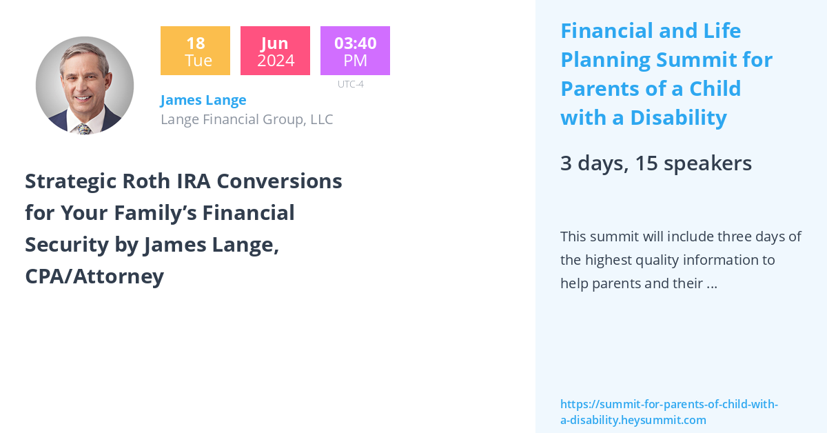 Strategic Roth IRA Conversions for Your Family’s Financial Security by ...