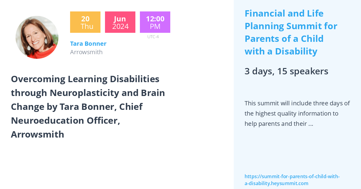 Overcoming Learning Disabilities through Neuroplasticity and Brain ...