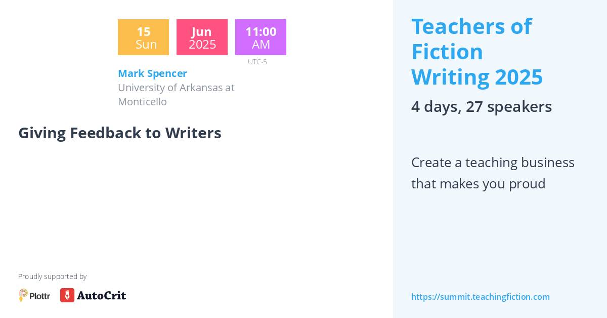 Giving Feedback to Writers