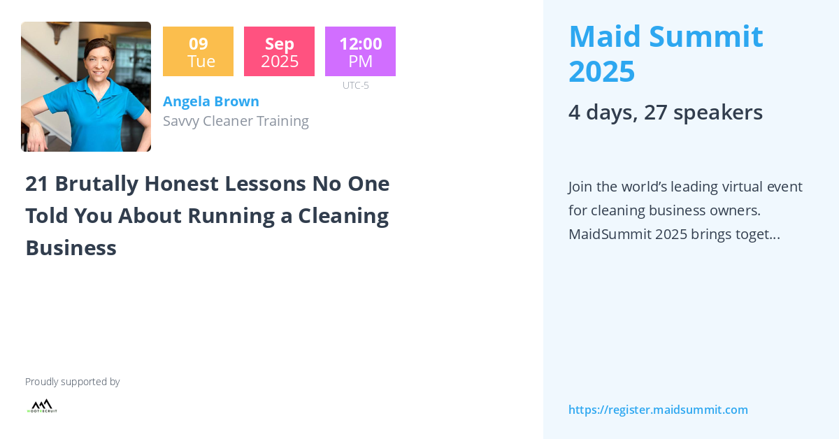 Angela Brown - Maid Summit 2025