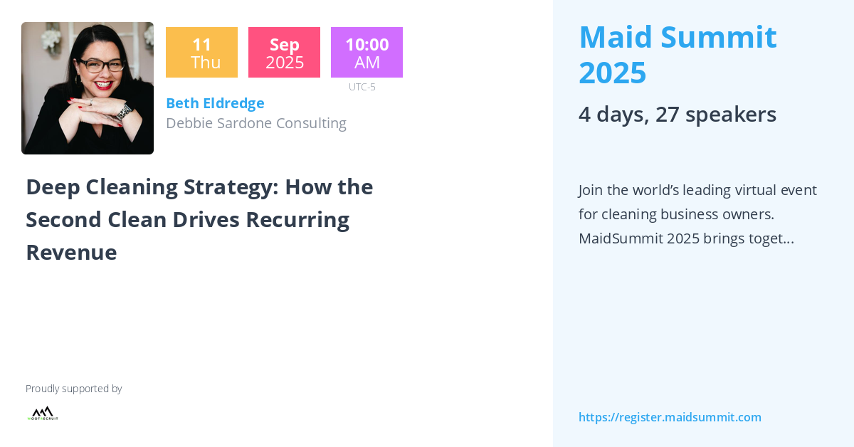 Deep Cleaning Strategy: How the Second Clean Drives Recurring Revenue