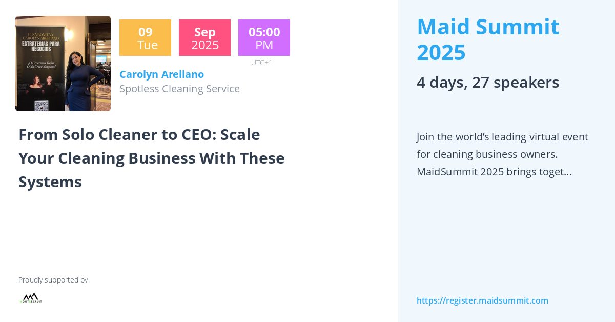 From Solo Cleaner to CEO: Scale Your Cleaning Business With These Systems